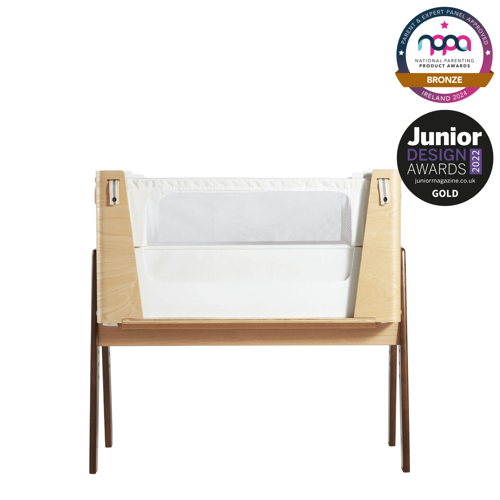 Gaia Baby | Hera Bedside Crib | Clever Clogs